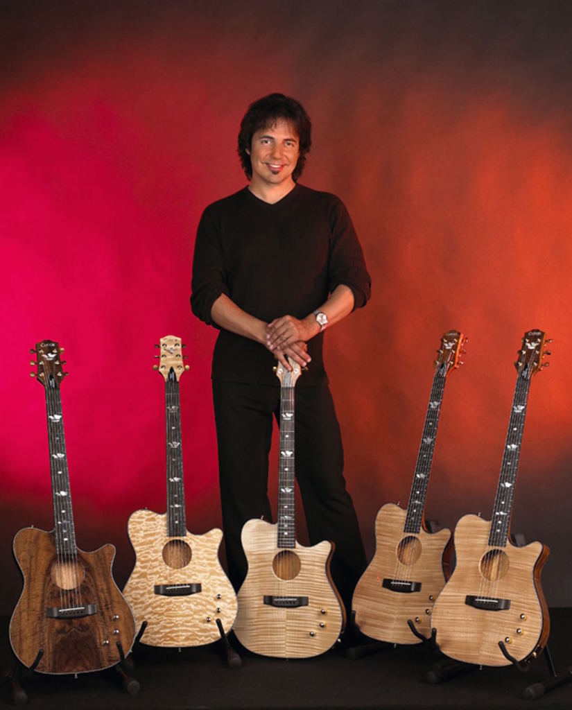 Craig Chaquico Carvin Red Backround - Craig Chaquico
